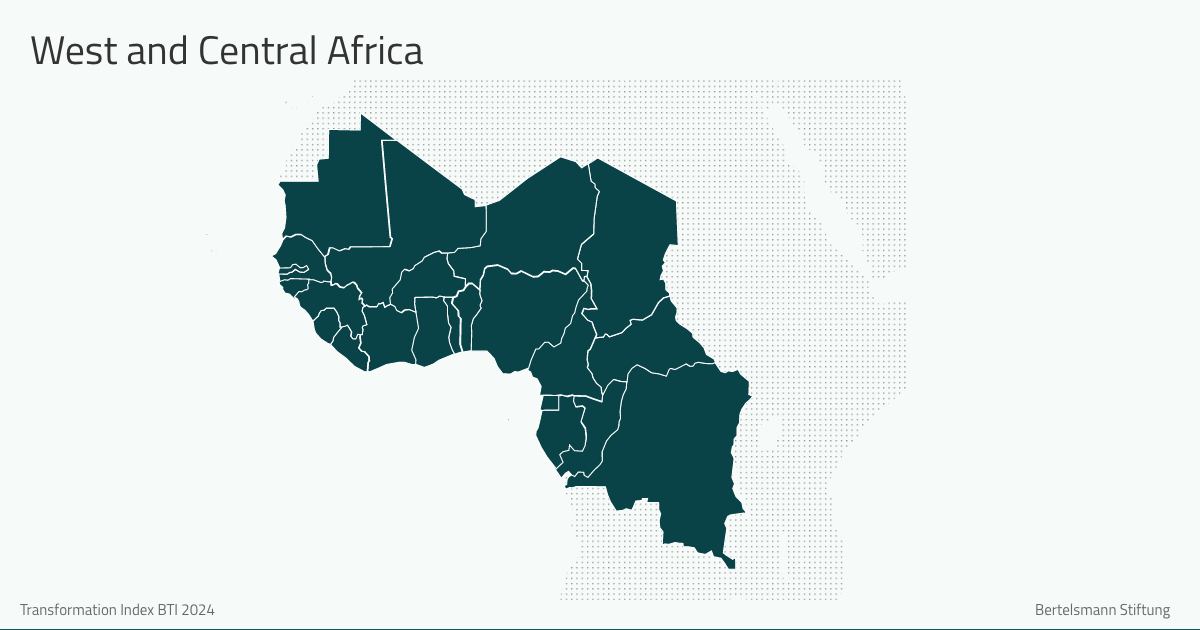 Map Of West Africa Government